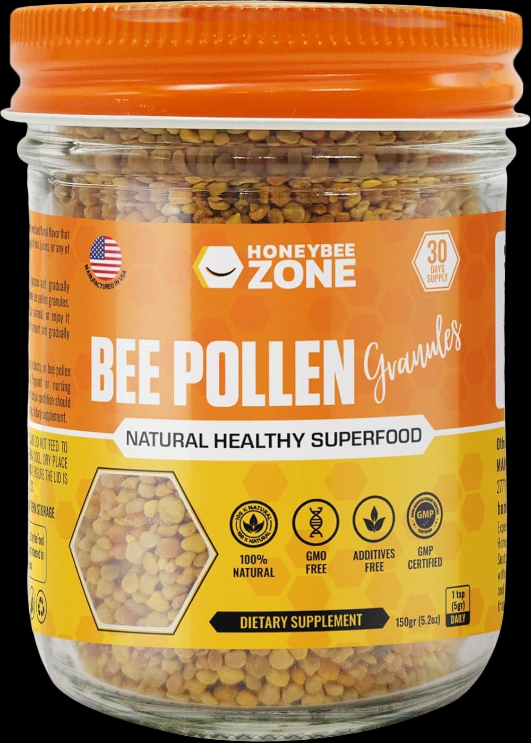 Bee Pollen Supplement 100% Natural Raw Bee Pollen Granules Fermented P ...